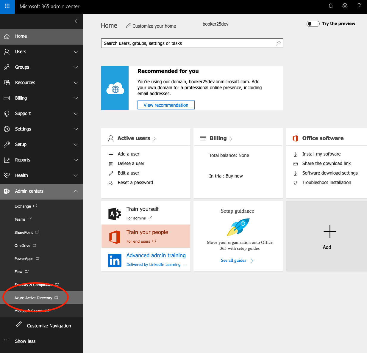 Setup Outlook Authentication